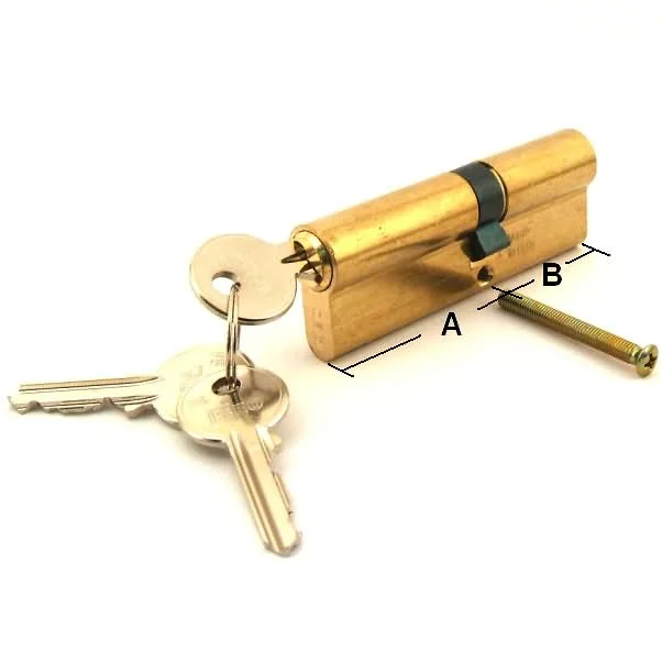 Barrel Padlock Euro UPVC Lock Cylinder Barrel With 5 Keys - For UPVC ...